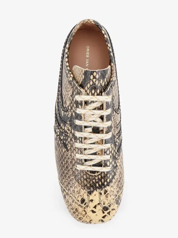 Dries Van Noten Lowtop Animal Pattern Sneakers