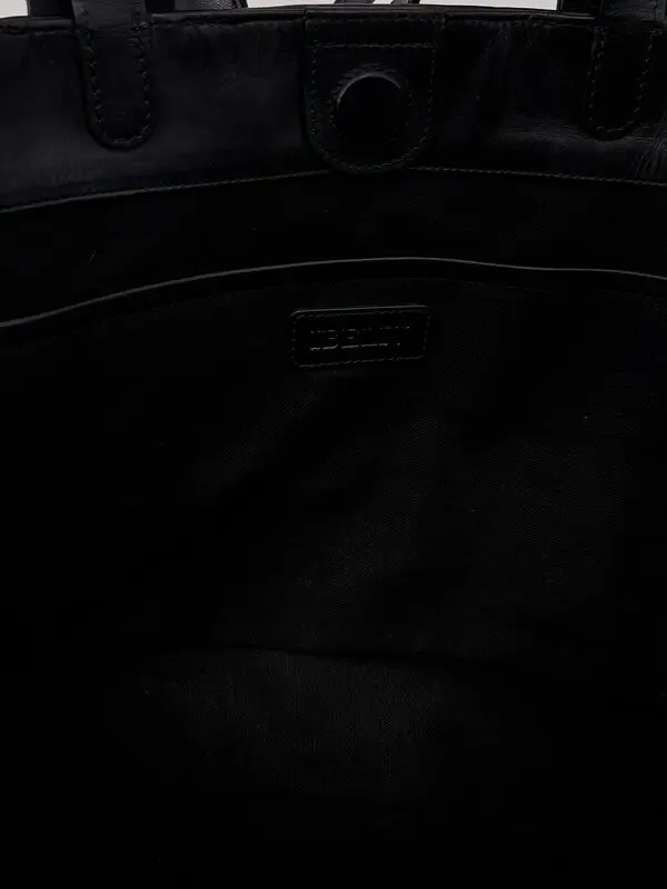 IBELIV Elmio Medium Vegetable Leather Shoulder Bag With Woven Pattern
