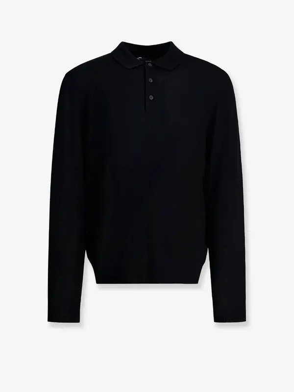 Vince Merino Wool Polo Shirt Sweater