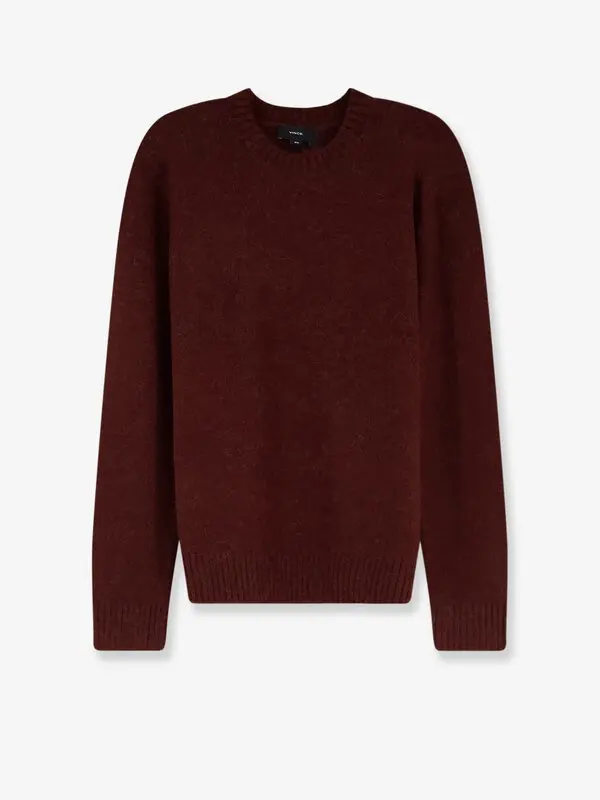 Vince Wool Blend Sweater With Melange Effect