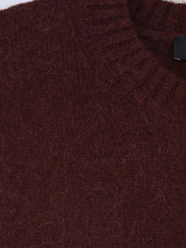 Vince Wool Blend Sweater With Melange Effect