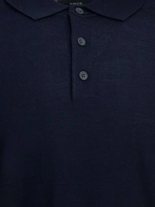 Vince Merino Wool Polo Shirt Sweater
