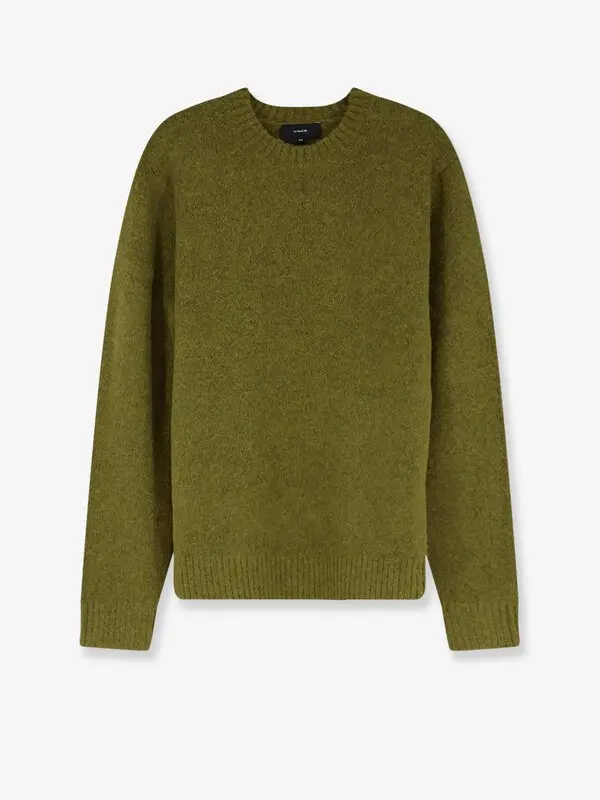 Vince Wool Blend Sweater With Melange Effect