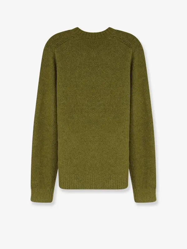 Vince Wool Blend Sweater With Melange Effect