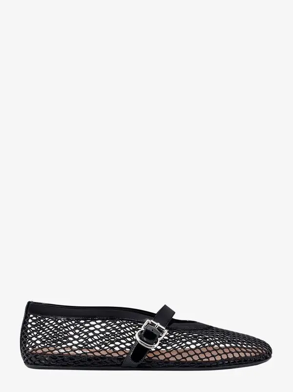 Alaïa Mesh Ballet Flats - Black