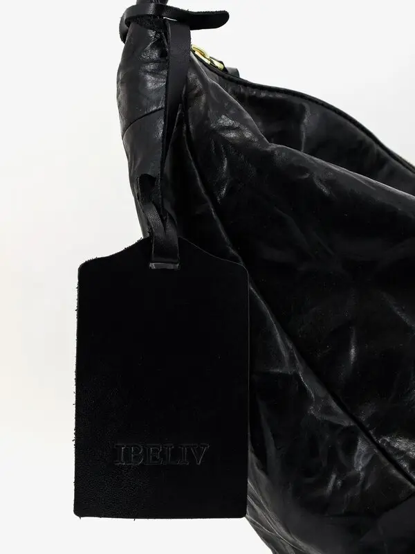 IBELIV Clip Vegetabletanned Leather Crossbody Bag