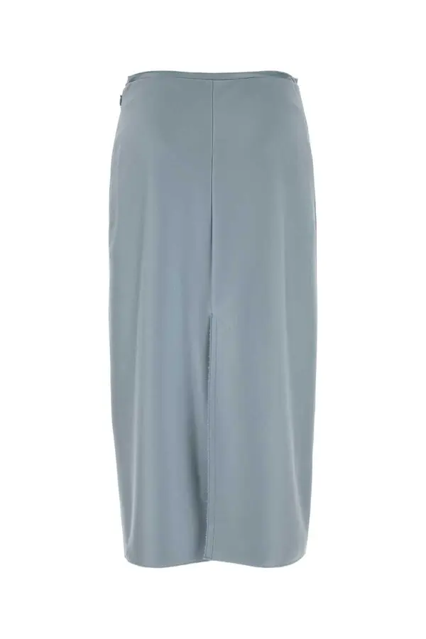AMI Paris Pastel Light- Stretch Satin Skirt