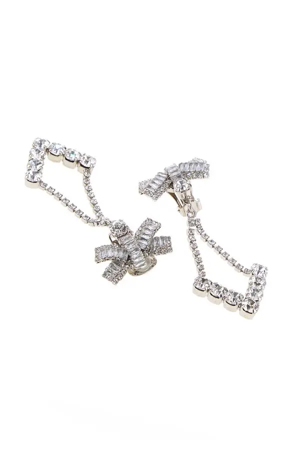 Alessandra Rich Embellished Metal Earrings