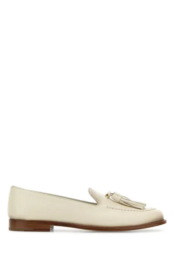 Church's Ivory Leather Renee Loafers - White
