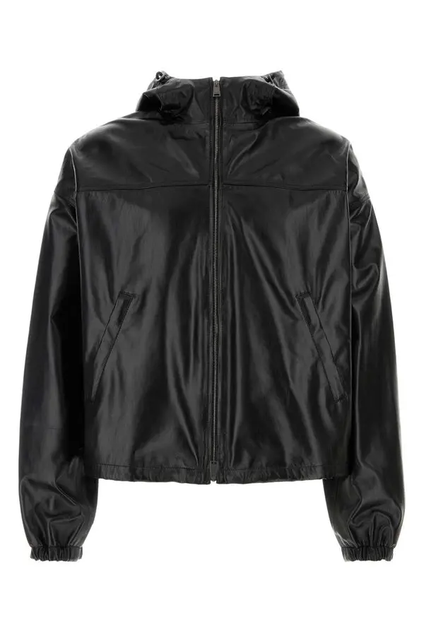 Fendi Leather Jacket - Black