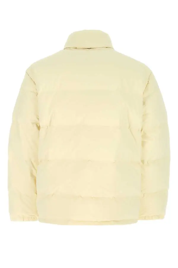 JIL SANDER Cream Polyester Down Jacket - Yellow