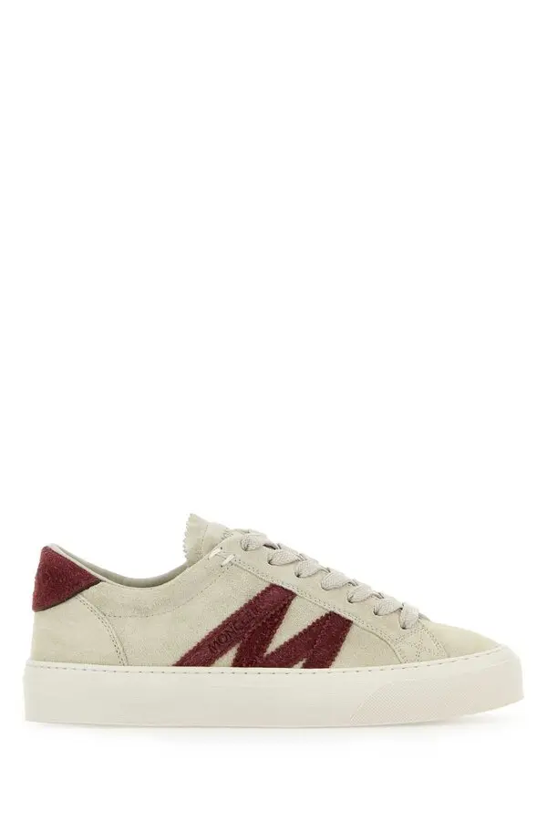 Moncler Sand Suede Monaco2 Sneakers - Brown