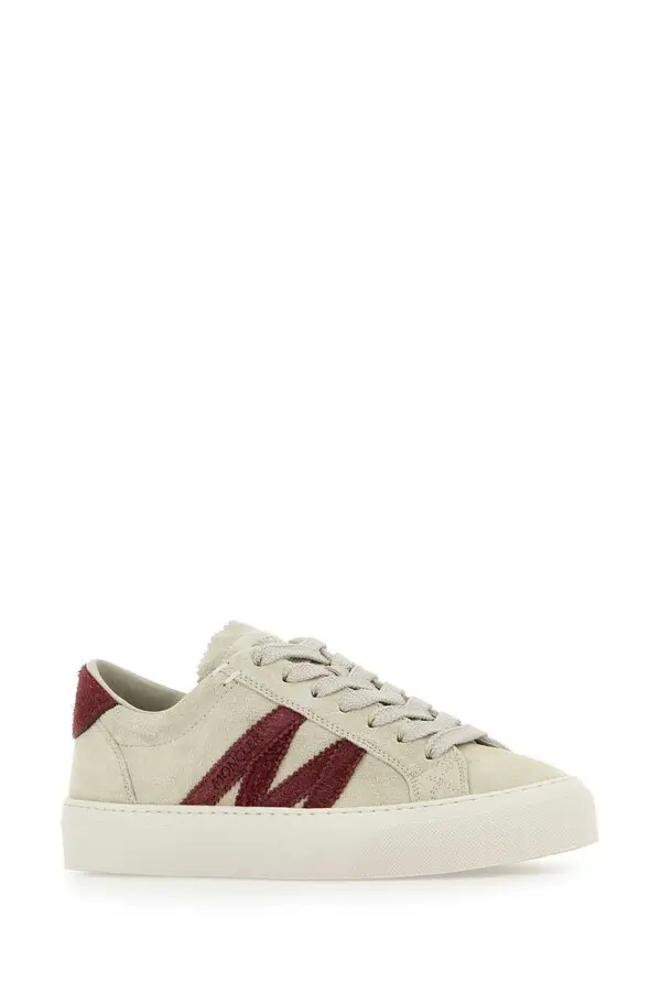 Moncler Sand Suede Monaco2 Sneakers - Brown