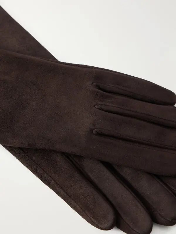 AGNELLE Christina Suede Gloves