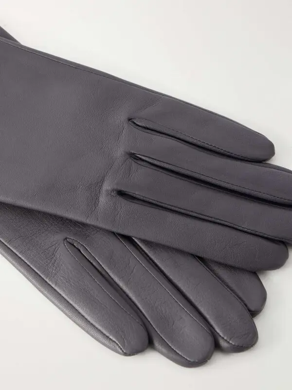AGNELLE Celia Leather Gloves
