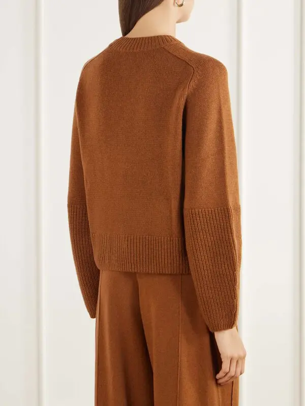 ALLUDE Wool And Cashmere-blend Sweater