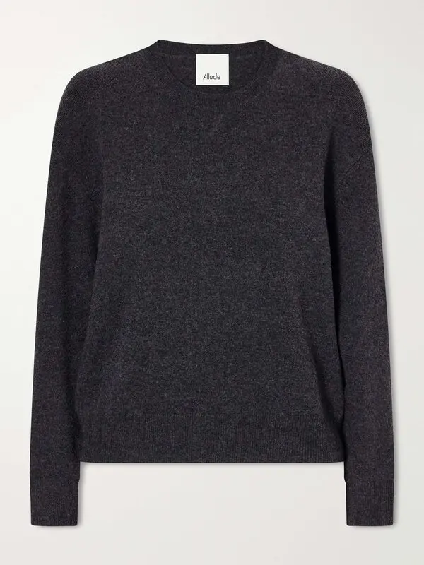ALLUDE Wool And Cashmere-blend Sweater