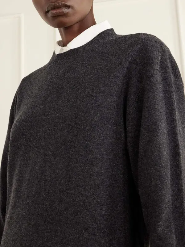 ALLUDE Wool And Cashmere-blend Sweater
