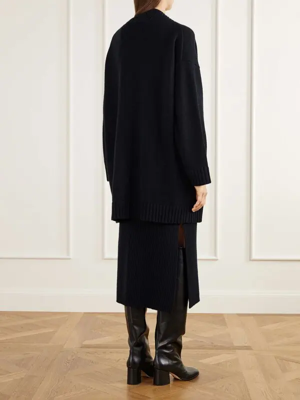ALLUDE Wool And Cashmere-blend Cardigan