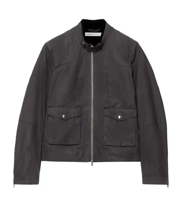 ALLSAINTS Waxed Cotton Kirk Racer Jacket