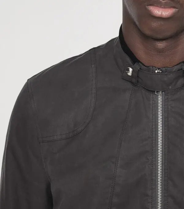ALLSAINTS Waxed Cotton Kirk Racer Jacket