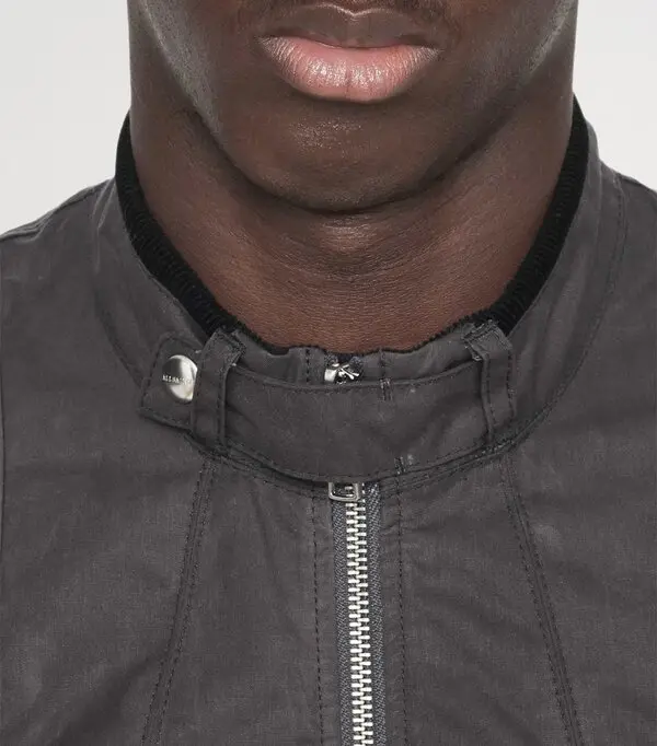 ALLSAINTS Waxed Cotton Kirk Racer Jacket