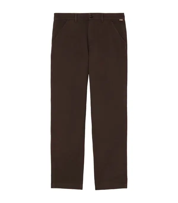 Burberry Cotton Twill Straight Chinos