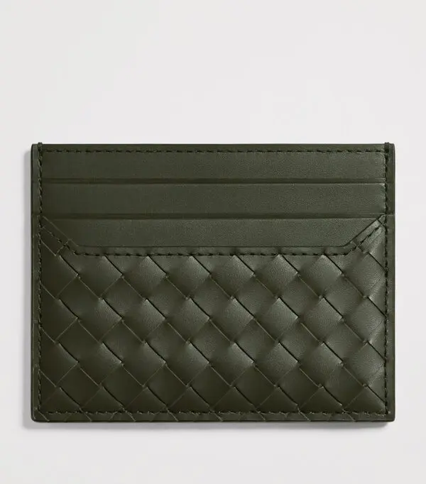 Bottega Veneta Leather Intrecciato Piccolo Card Holder