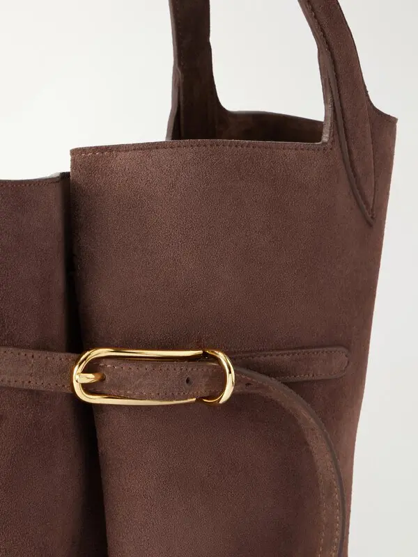 LIFFNER Belted Suede Tote