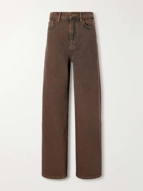 SANDERLAK Mid-rise Wide-leg Jeans