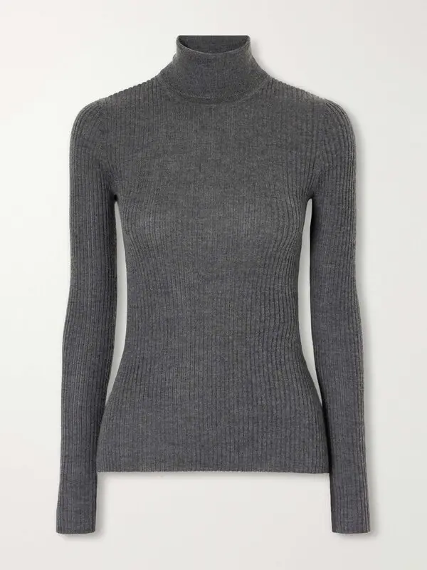 Gabriela Hearst Peppe Ribbed Cashmere-blend Sweater