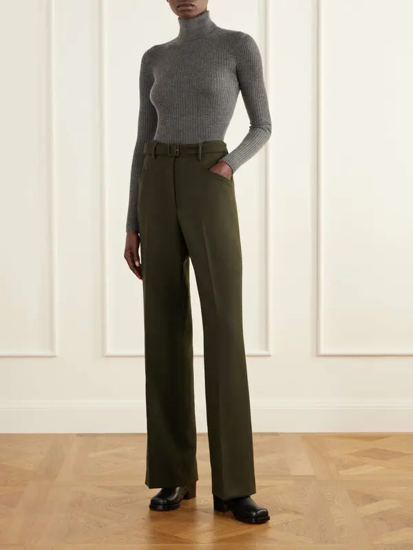 Gabriela Hearst Peppe Ribbed Cashmere-blend Sweater