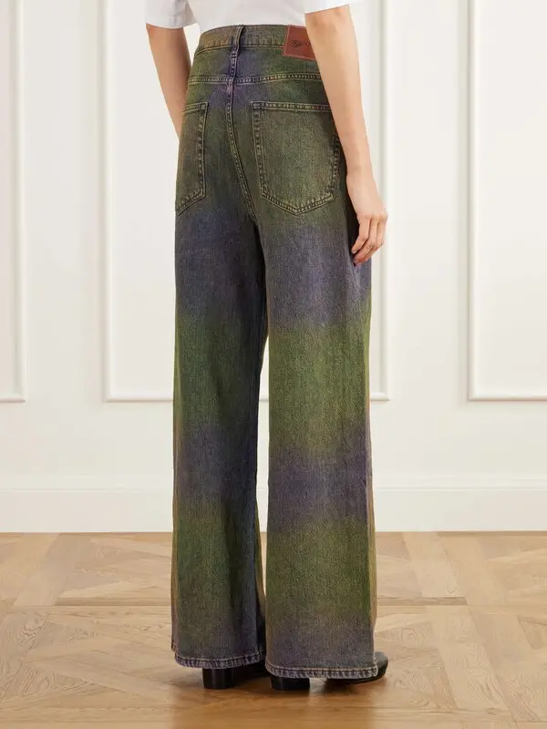SANDERLAK Mid-rise Wide-leg Jeans