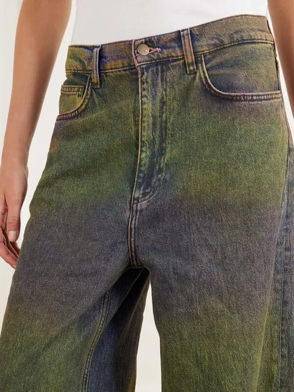 SANDERLAK Mid-rise Wide-leg Jeans