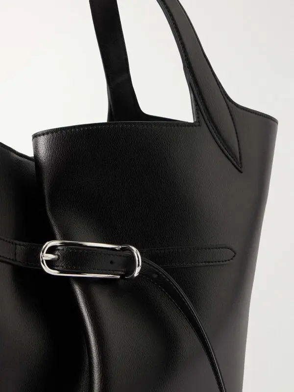 LIFFNER Belted Leather Tote