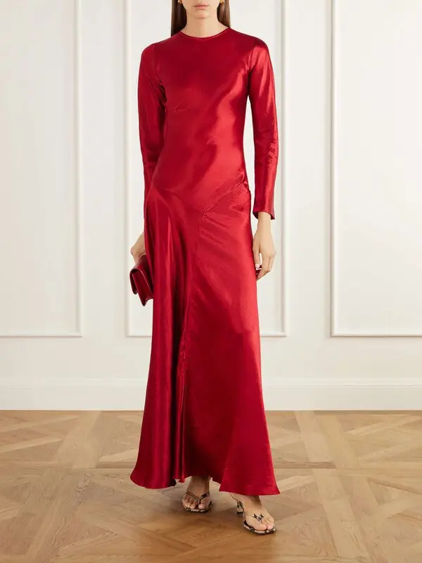 ABADIA Yara Satin Gown