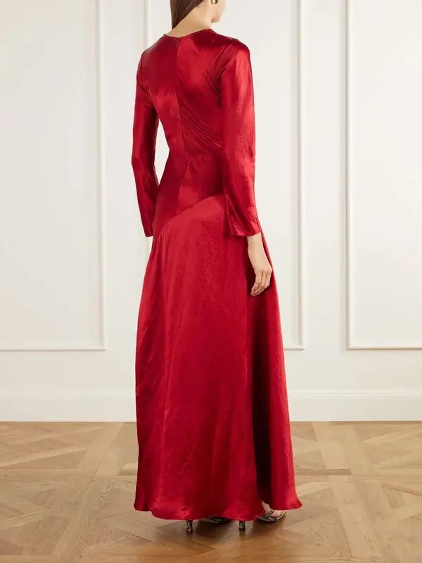 ABADIA Yara Satin Gown