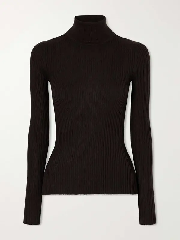 Gabriela Hearst Peppe Ribbed Cashmere-blend Sweater