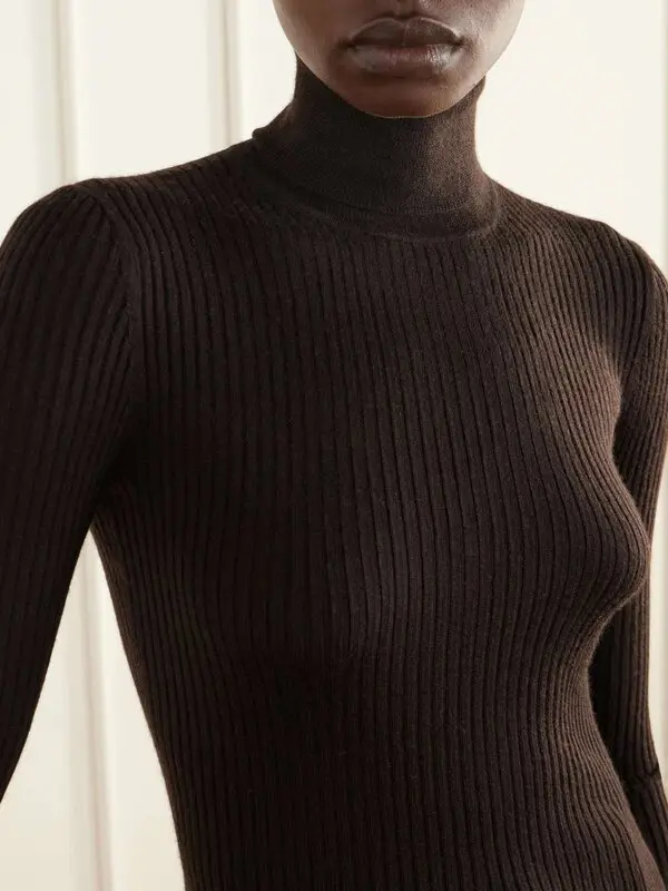 Gabriela Hearst Peppe Ribbed Cashmere-blend Sweater