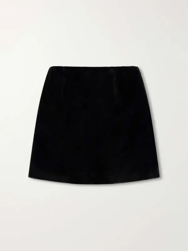 ABADIA Velvet Mini Skirt