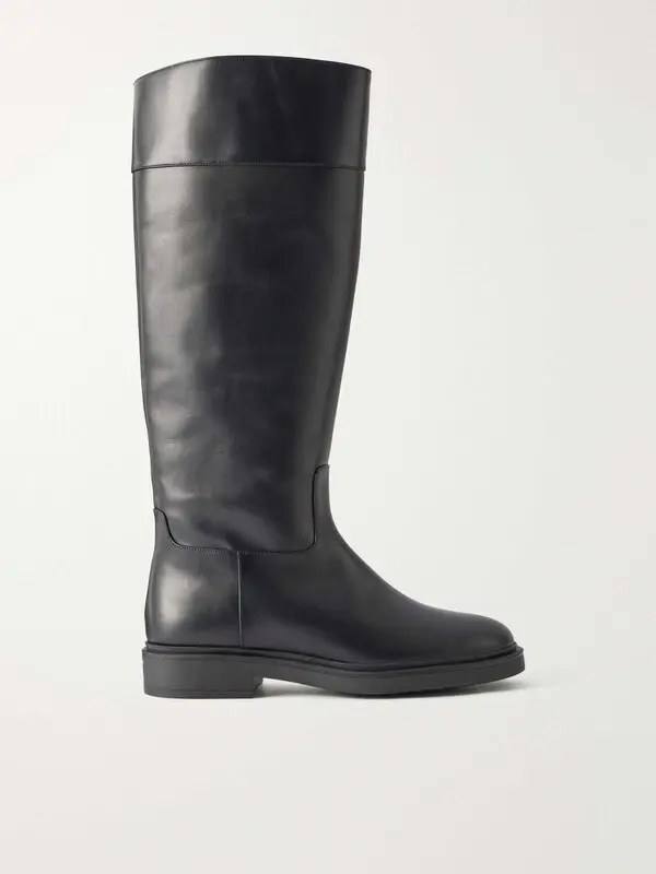 AQUAZZURA Ride 30 Leather Knee Boots