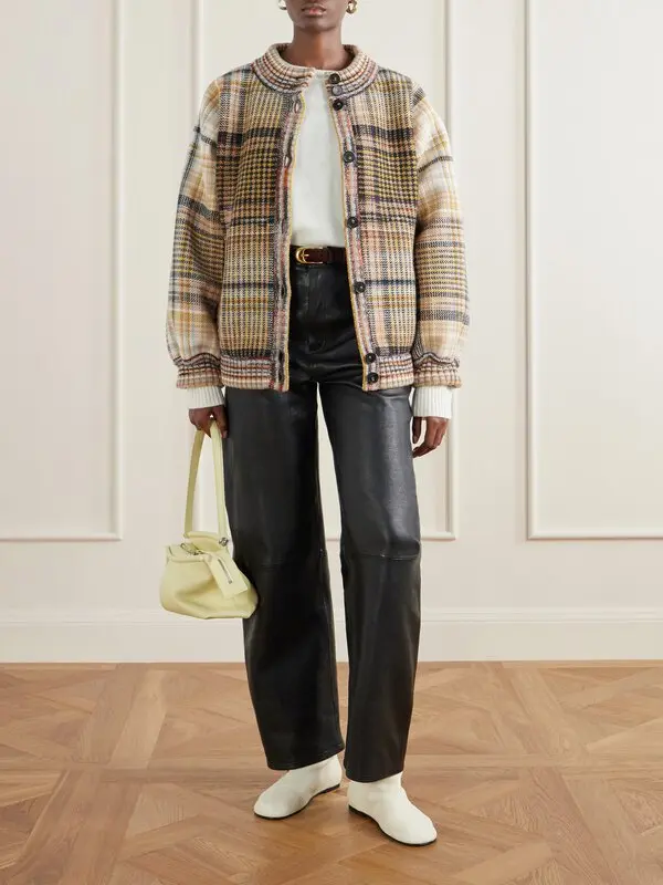 Missoni Checked Wool Padded Bomber Jacket - Multi