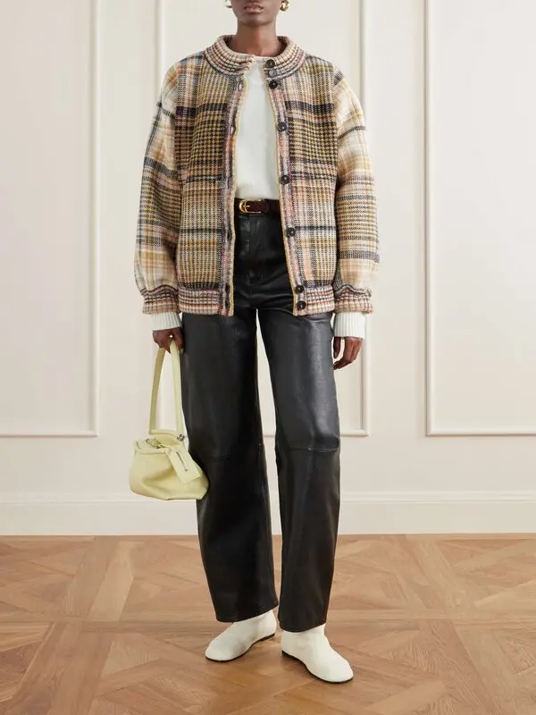Missoni Checked Wool Padded Bomber Jacket