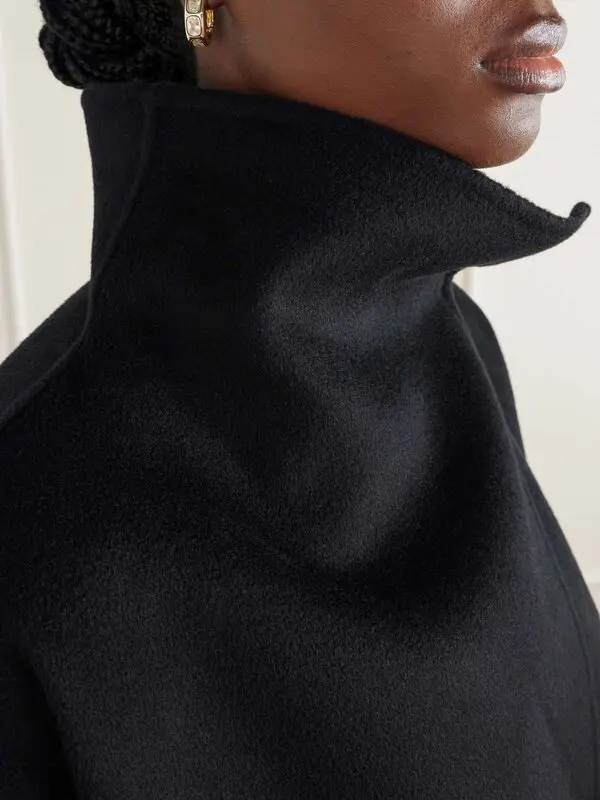 ALMADA Kaity Brushed Wool And Cashmere-blend Coat