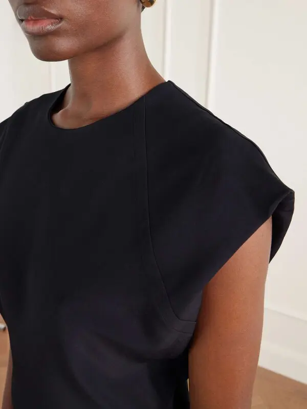 Co Shift Stretch-satin Maxi Dress
