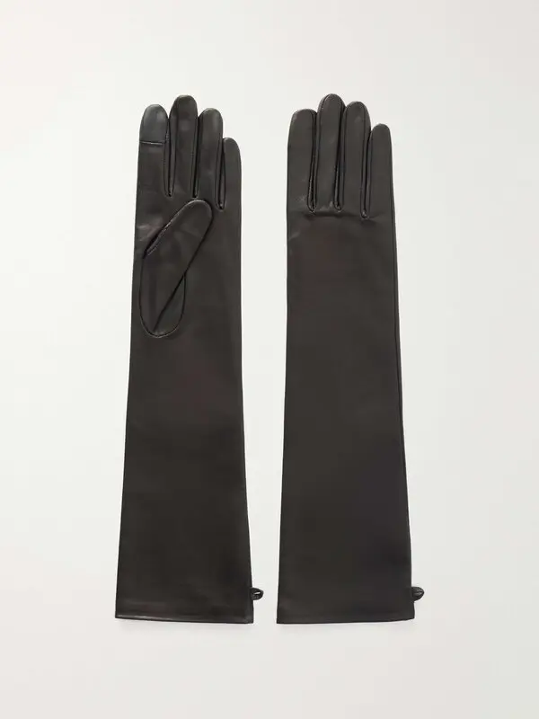 AGNELLE Opera Leather Gloves