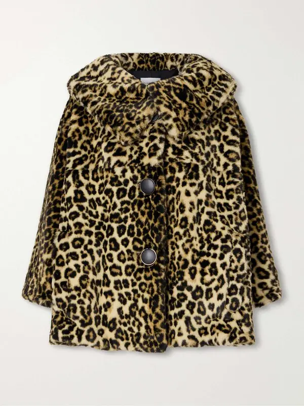 Givenchy Leopard-print Plush Coat - Leopard Print