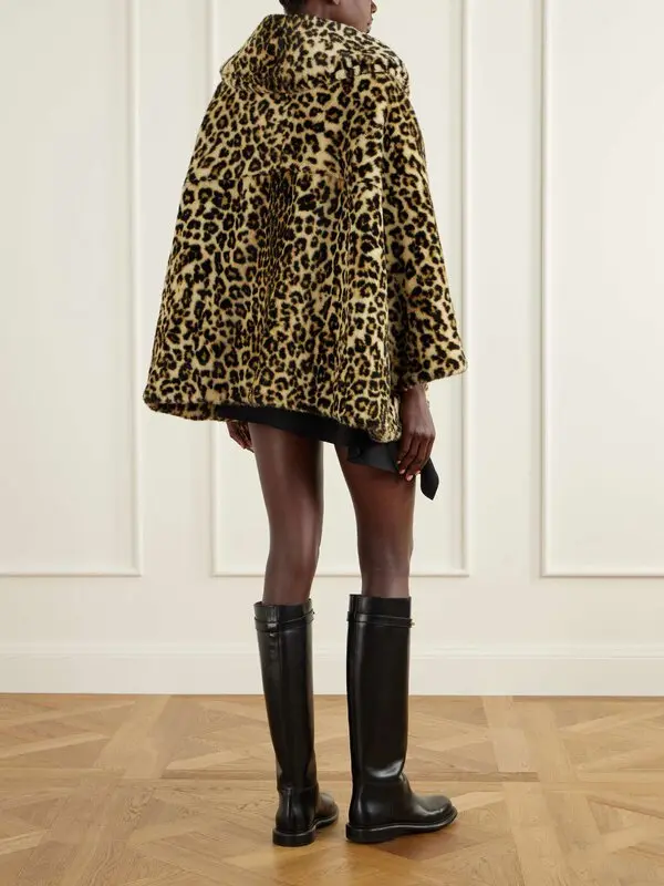 Givenchy Leopard-print Plush Coat - Leopard Print