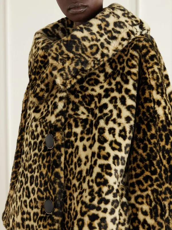 Givenchy Leopard-print Plush Coat - Leopard Print