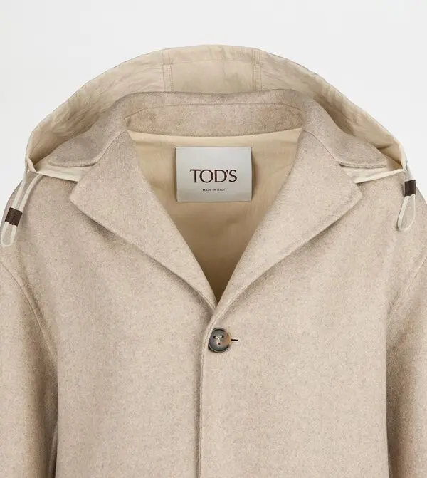 TOD'S Belted Hooded Jacket